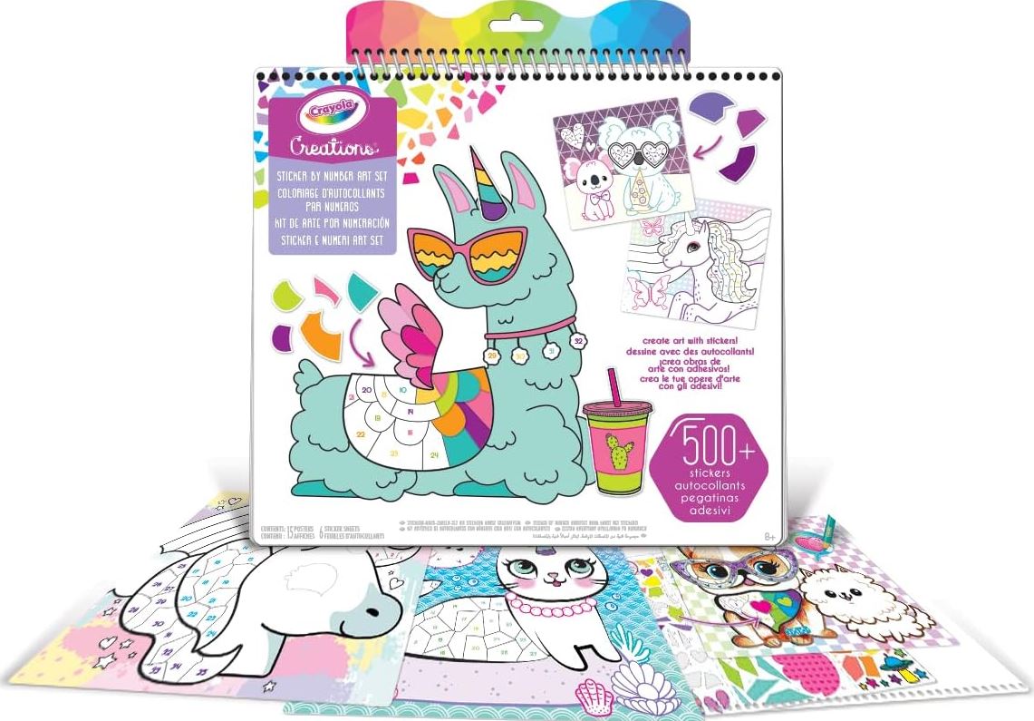 Crayola Creations Sticker By Number Art Set – PlayBox