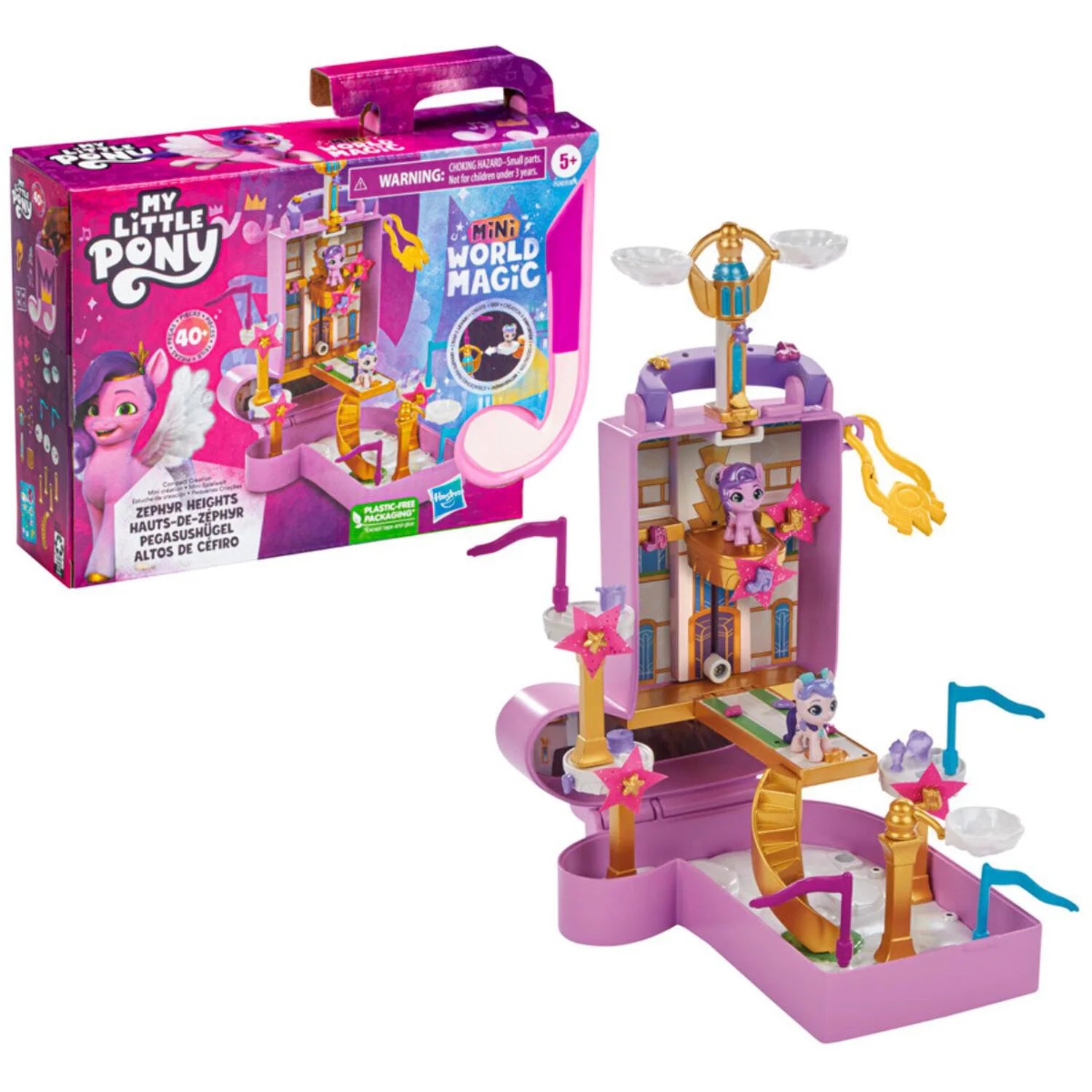 Hasbro My Little Pony Mini World Magic Compact Creation Zephyr Heights ...