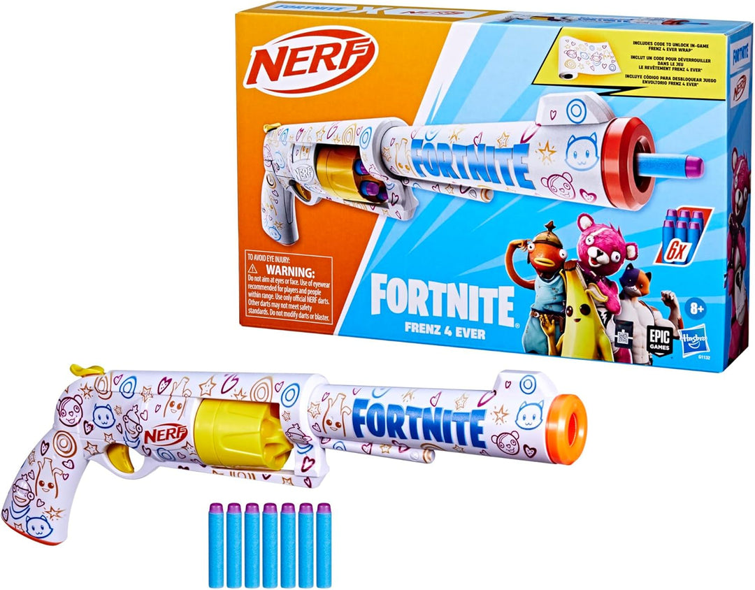 Hasbro Nerf Fortnite Frenz 4 Ever Blaster Dart Blaster – PlayBox